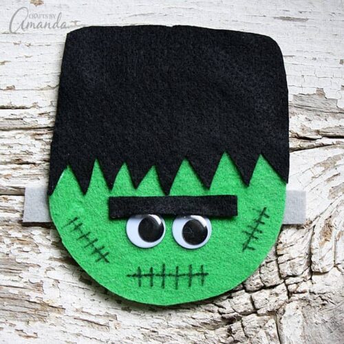 CD Frankenstein Craft: fun Halloween craft for kids