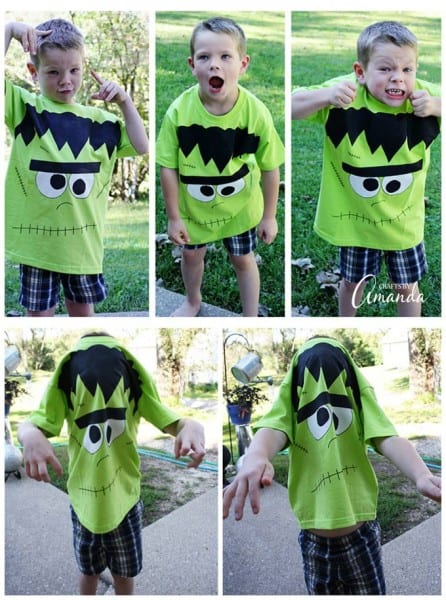 Frankenstein Shirt: Make it for Halloween: for kids or adults!