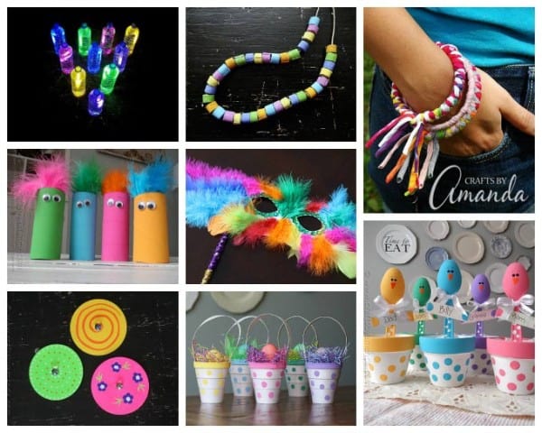 Colorful Kid's Crafts - more than 55 colorful craft ideas