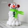 Pom Pom Snowman Craft