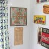 Repurpose Game Boards: reuse game boards as wall art