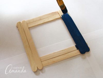 Craft Stick Photo Frame: perfect for Father's Day, Mother's Day..