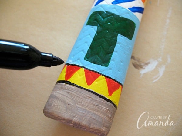 Painted Hammer: paint and monogram a hammer for your dad