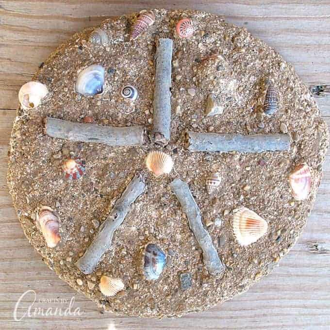 Sand Cast Starfish: fun craft for at the beach or at home