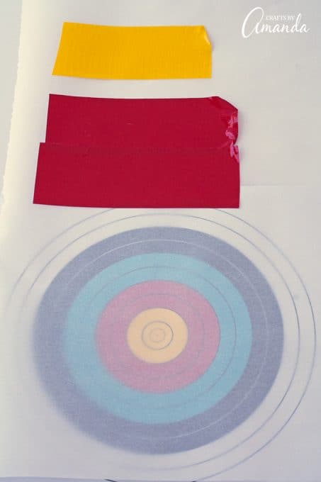 Bullseye Costume: use duct tape for a creative Halloween costume