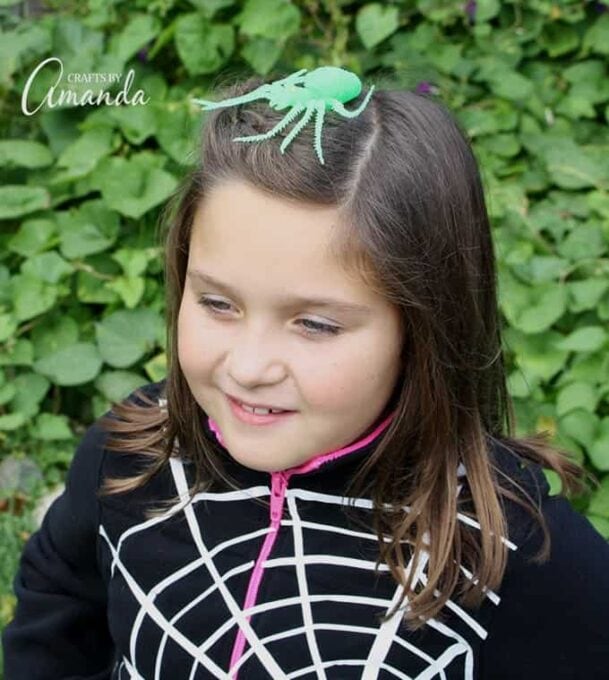 Spiderweb Costume Using Duct Tape and Sweatsuit