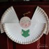 Paper Plate Angel: fun Christmas paper plate craft
