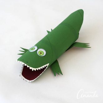 Cardboard Tube Crafts: a collection of 55+ cardboard tube crafts for kids!