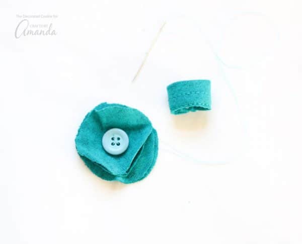 Flower T-Shirt Rings: recycle an old beloved tee to make something new!