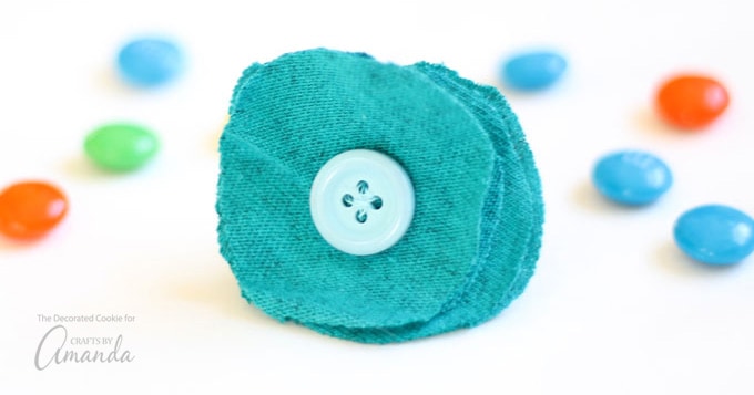 Flower T-Shirt Rings: recycle an old beloved tee to make something new!