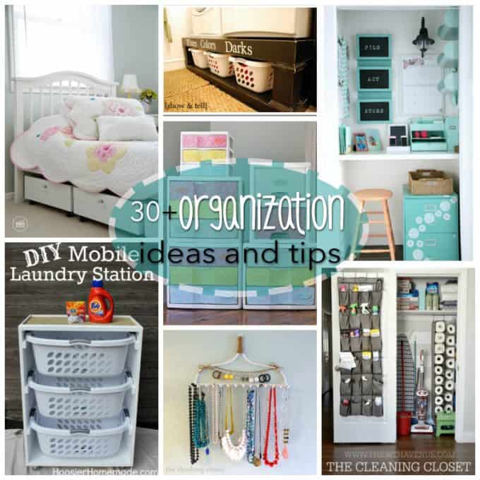 30+ Organization Ideas and Tips - Crafts by Amanda - Craft Collections