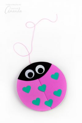 Twirling Lovebugs: an adorable Valentine's Day craft full of love!