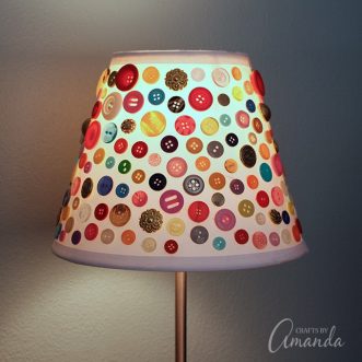 Button Tree: a beautiful canvas project full of vibrant colors