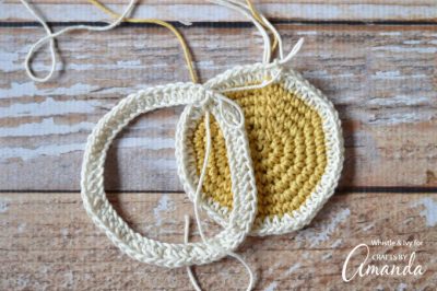 Crochet Pizza Coasters - Crafts by Amanda - Needlework
