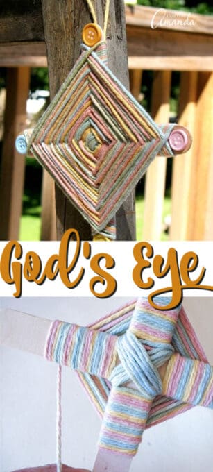 God's Eye: a fun, interactive, and colorful camp craft!