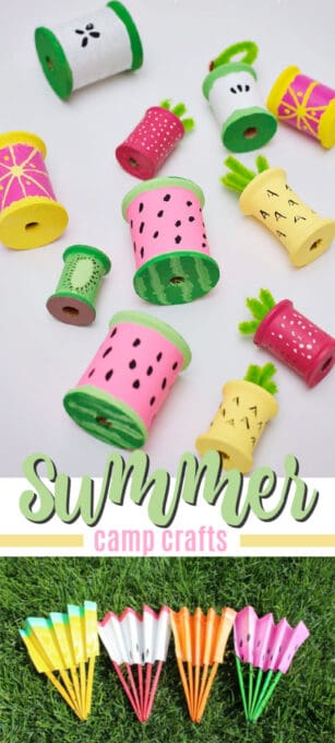 Summer Camp Crafts for Kids: 30+ ideas for a fun camp craft experience!