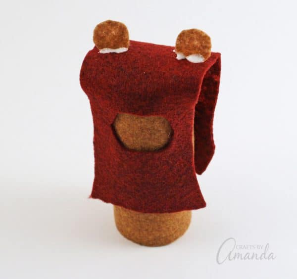 Cardboard Tube Ewoks - a fun Star Wars craft for kids