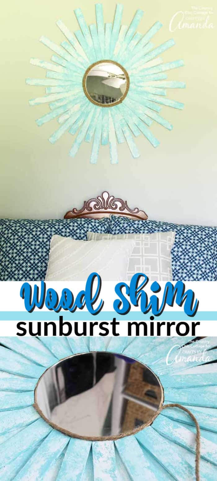 Sunburst Mirror: an easy coastal DIY wall art project you'll adore!