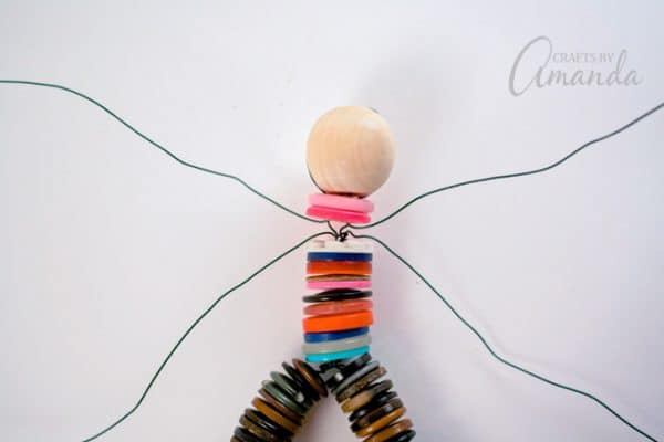 Button Doll: how to make an easy button doll for adults or kids
