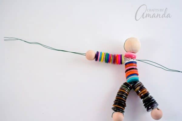 Button Doll: how to make an easy button doll for adults or kids