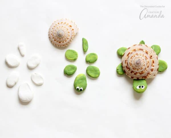 Sea Shell Creatures: an easy and adorable beach craft!