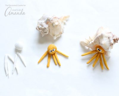 Sea Shell Creatures: an easy and adorable beach craft!