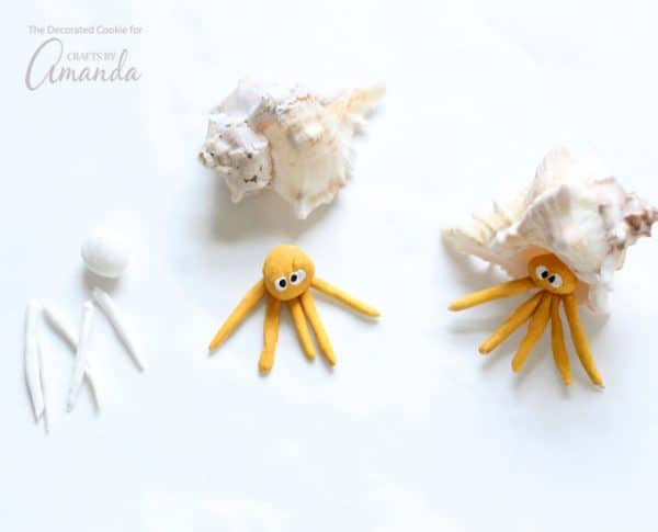 Sea Shell Creatures: an easy and adorable beach craft!