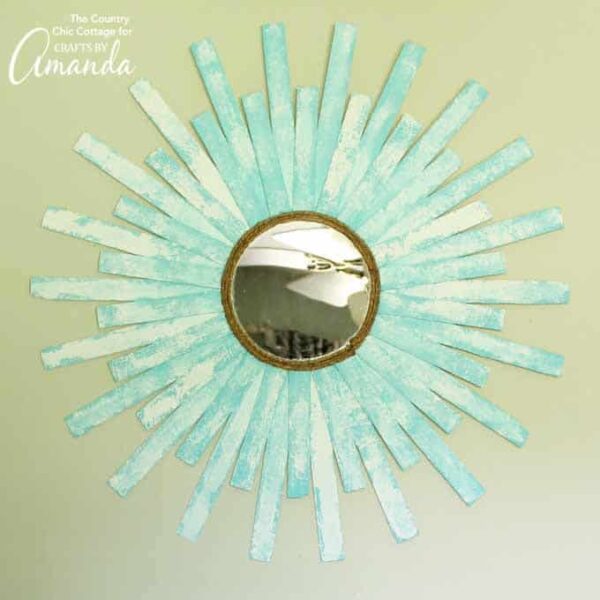 Sunburst Mirror: an easy coastal DIY wall art project you'll adore!
