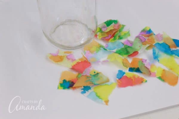 Watercolor Luminaries - Crafts by Amanda - Luminary Crafts