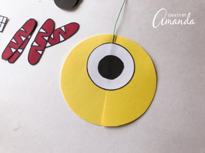 Twirling Paper Monsters: fun decoration for Halloween or a monster party!