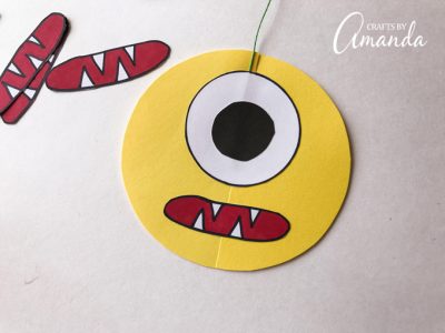 Twirling Paper Monsters: fun decoration for Halloween or a monster party!
