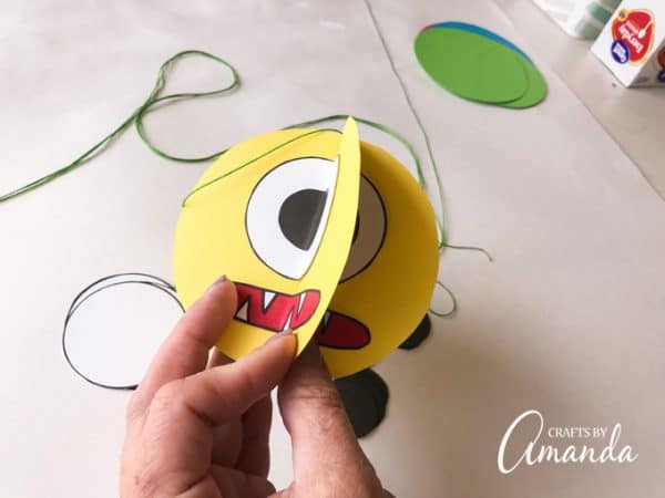Twirling Paper Monsters: fun decoration for Halloween or a monster party!
