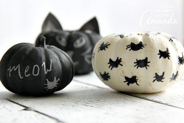 Black Cat Pumpkins - Crafts by Amanda - Halloween Crafts