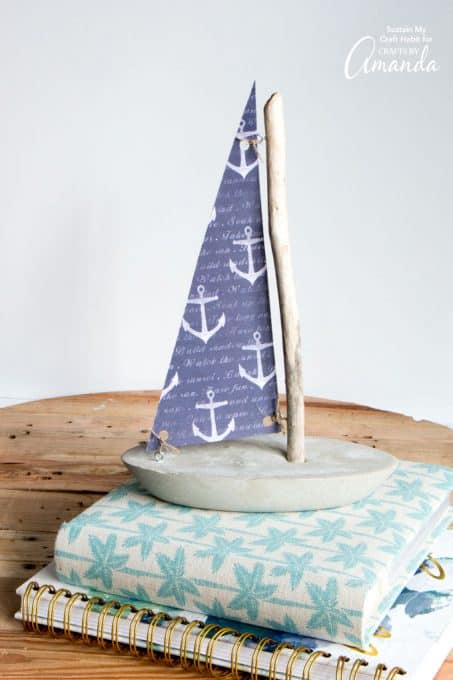Driftwood Sailboat: the perfect nautical touch to any beach themed room