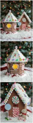 Birdhouse Gingerbread House: non-edible so you can use it every year!