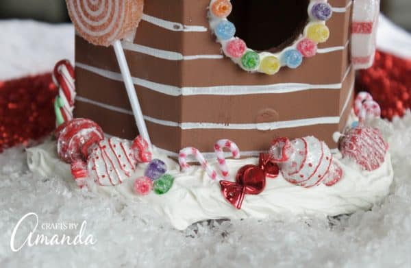 Birdhouse Gingerbread House - Crafts by Amanda - Christmas Crafts