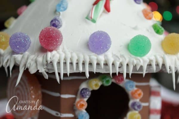 Birdhouse Gingerbread House - Crafts by Amanda - Christmas Crafts