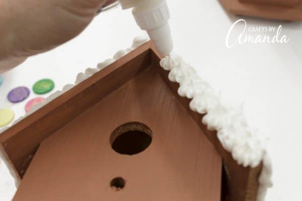 Birdhouse Gingerbread House - Crafts by Amanda - Christmas Crafts