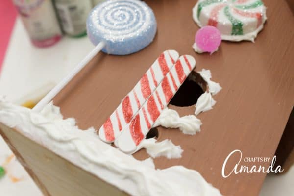 Birdhouse Gingerbread House - Crafts by Amanda - Christmas Crafts