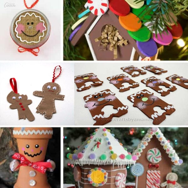 Gingerbread Crafts: from unique edibles to crafts kids can make!