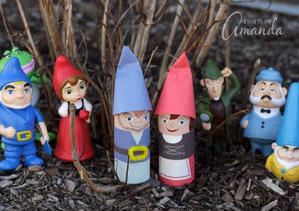 Cardboard Tube Gnomes: a fun craft from Sherlock Gnomes