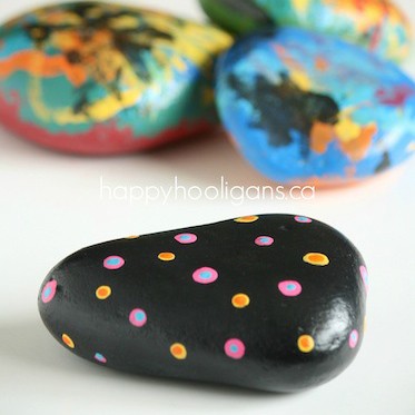 Many Ideas for Painted Rocks: bonus - tips and tricks for painting on rocks