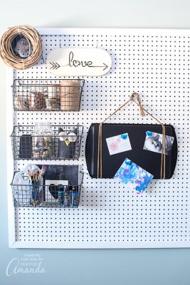 Magnetic Board: create a stylish magnetic board from an old cookie sheet!