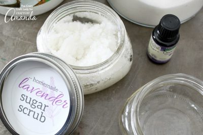Lavender Sugar Scrub - Crafts by Amanda - Mother's Day Crafts