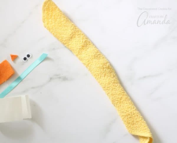 Washcloth Bunny and Chick - Crafts by Amanda - Easter Crafts