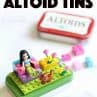 Lego Altoid Tins: an easy recycled craft to keep kids busy