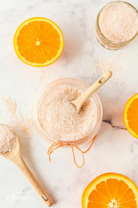 Orange Bath Salts Recipe - Crafts by Amanda - Bath & Body
