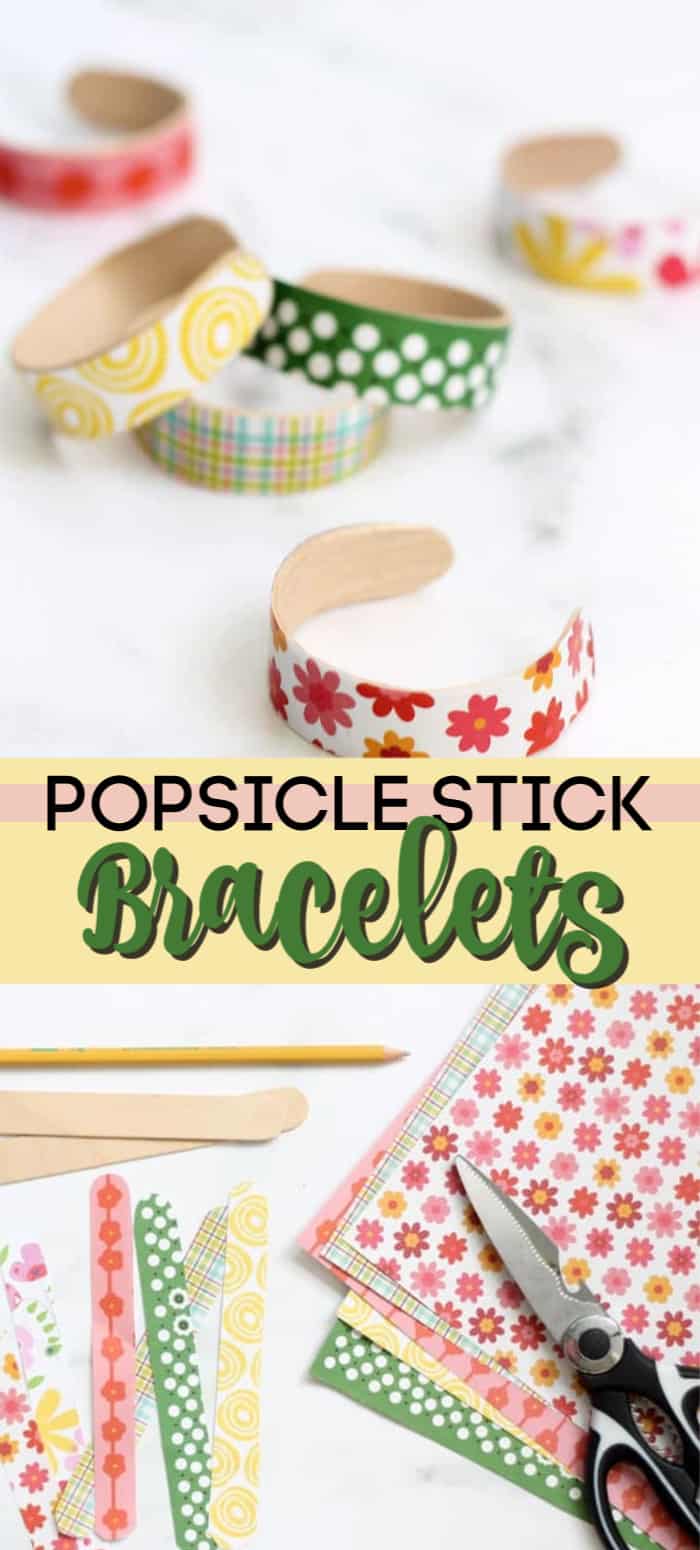 Popsicle Stick Bracelets: a budget-friendly, DIY jewelry idea