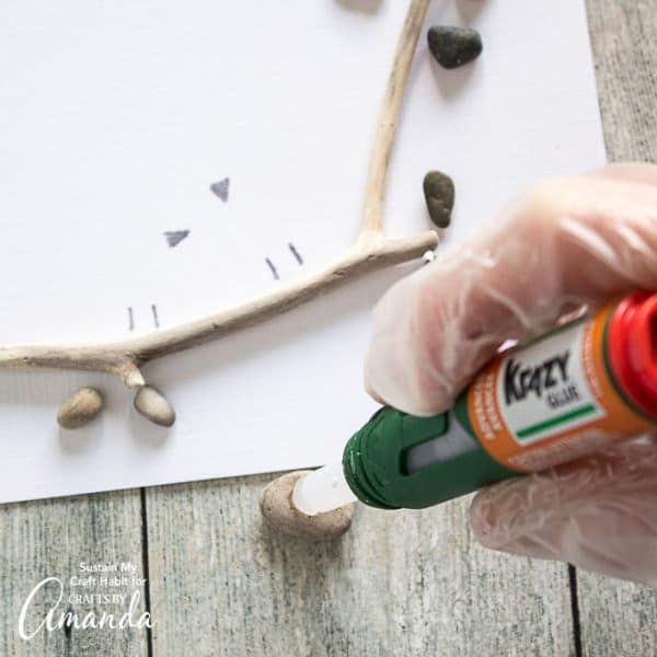 DIY Pebble Art - Crafts by Amanda - Home Decor Projects