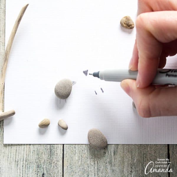 DIY Pebble Art - Crafts by Amanda - Home Decor Projects